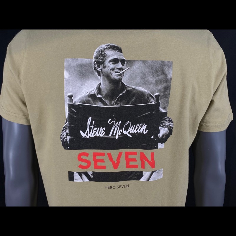 McQueen T-shirt Cinema Khaki Hero Seven - Men