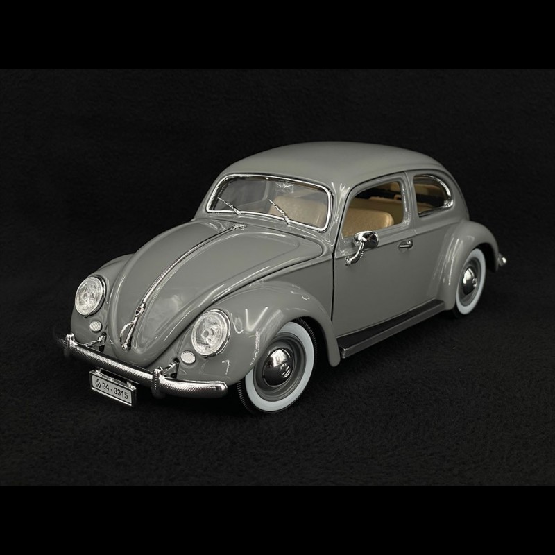 Volkswagen VW Beetle 1955 Jupiter Grey 1/18 Bburago 12029G
