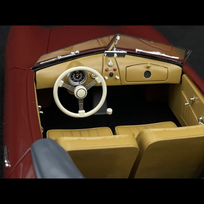 Porsche 356 Cabriolet 1951 Gmünd Pascha Red 1/18 Schuco 450025800