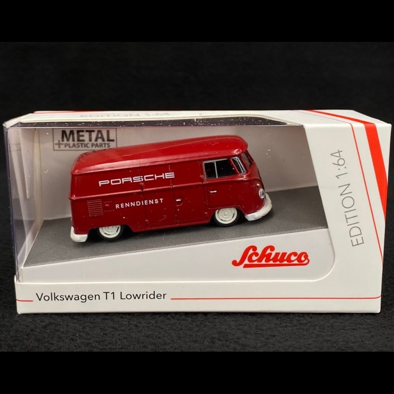 Porsche Transporter Combi Volkswagen VW T1 Service de Course Rouge 1/64 Schuco 452026800