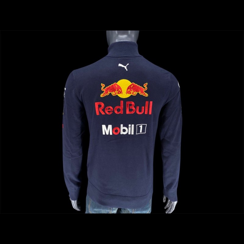Pull Red Bull Racing Puma Tag Heuer Verstappen Pérez Bleu Marine ...