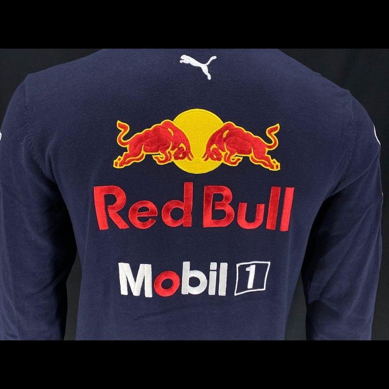 Pull Red Bull Racing Puma Tag Heuer Verstappen Pérez Bleu Marine ...