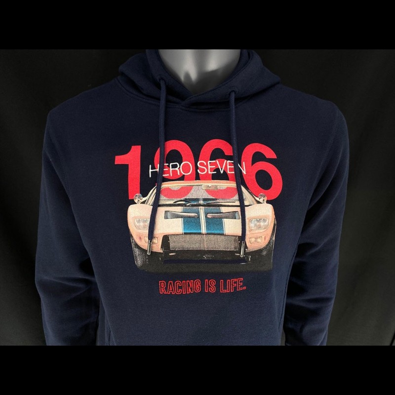 Ford Sweat GT40 1966 Navy Blue Hero Seven - men