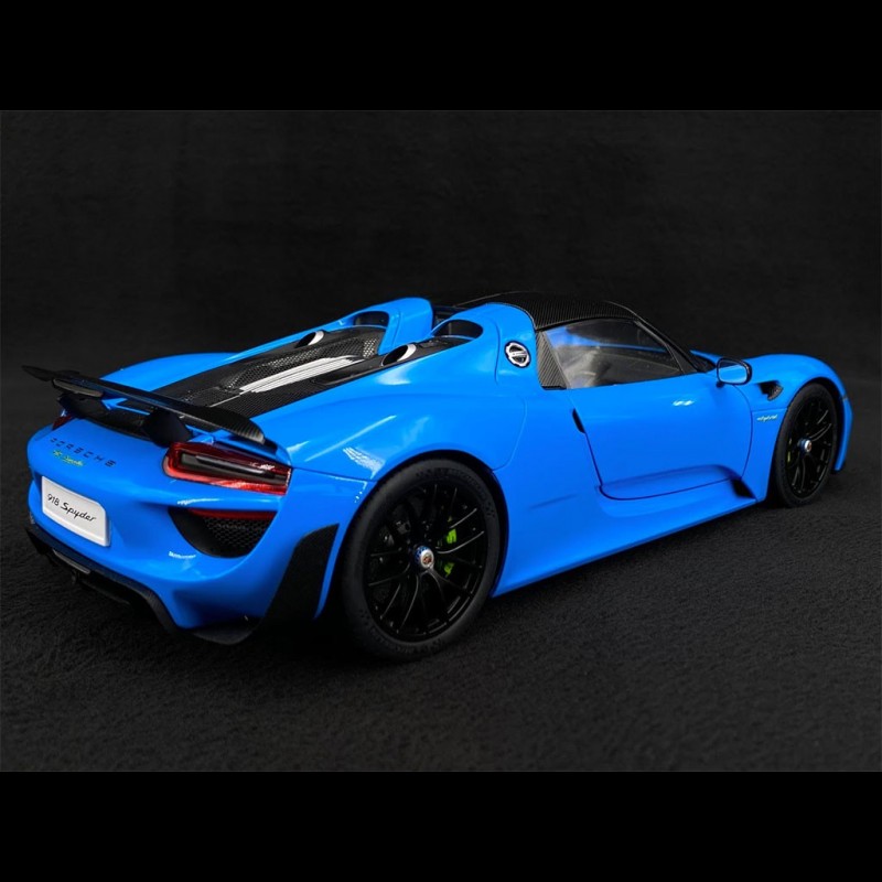 Porsche 918 Spyder 2013 Riviera Blue 1/18 Autoart 77924
