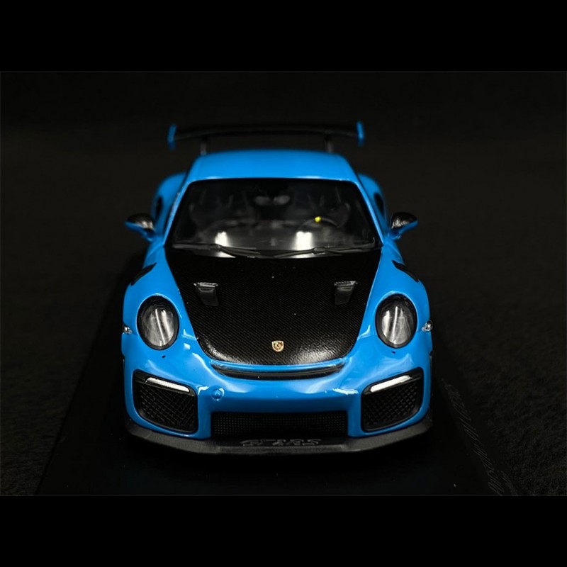 Porsche 911 GT2 RS Type 991 2018 Miami Blue 1/43 Minichamps 413067275