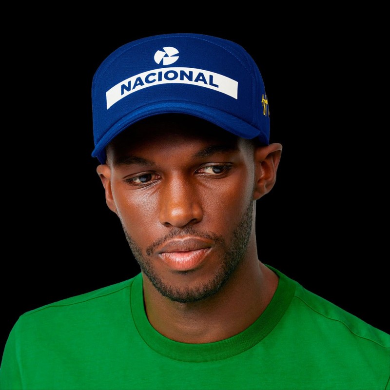 Collector Cap Ayrton Senna Nacional Original Navy 701222840-001