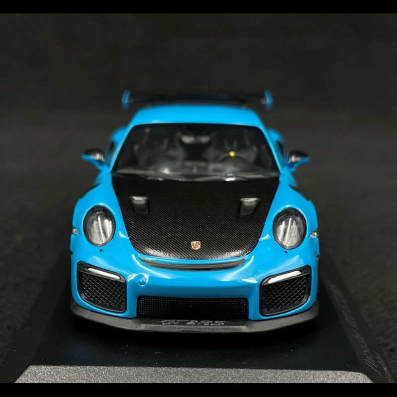 Porsche 911 GT2 RS Type 991.2 2018 Miami Blue 1/43 Minichamps 413067274