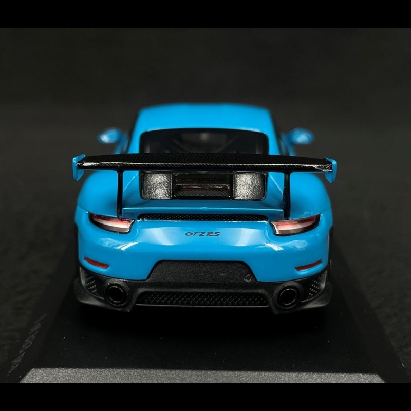 Porsche 911 GT2 RS Type 991.2 2018 Miami Blue 1/43 Minichamps 413067274