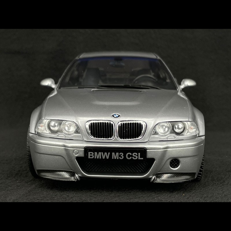 BMW E46 CSL Coupe 2003 Silver Grey Metallic 1/18 Solido S1806503