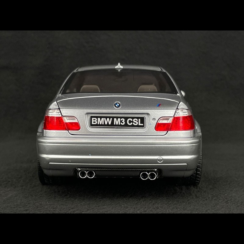 BMW E46 CSL Coupe 2003 Silver Grey Metallic 1/18 Solido S1806503