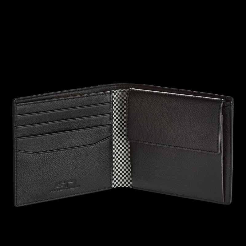 Wallet Porsche Design compact with coin compartment Leather Black ...