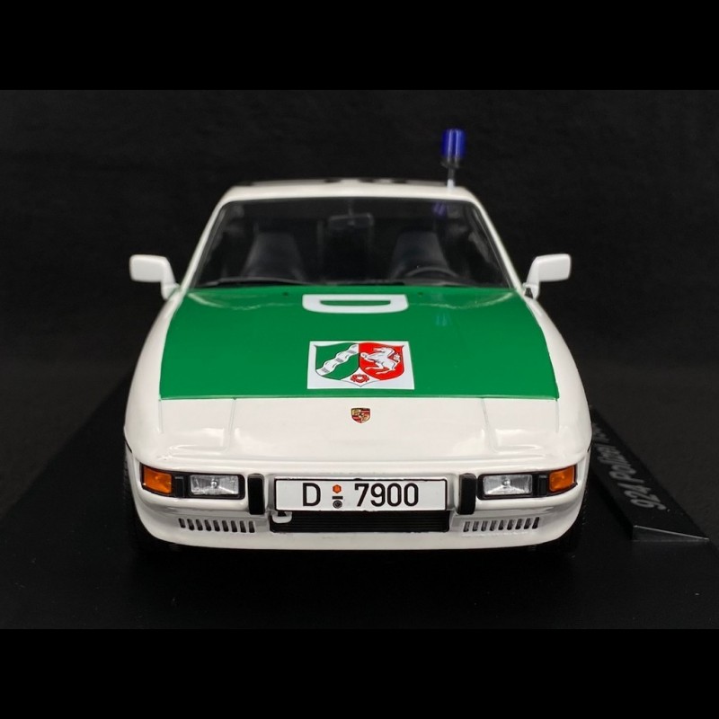 Porsche 924 Autobahn Polizei 1985 Grün / Weiß 1/18 KK Scale KKDC180723
