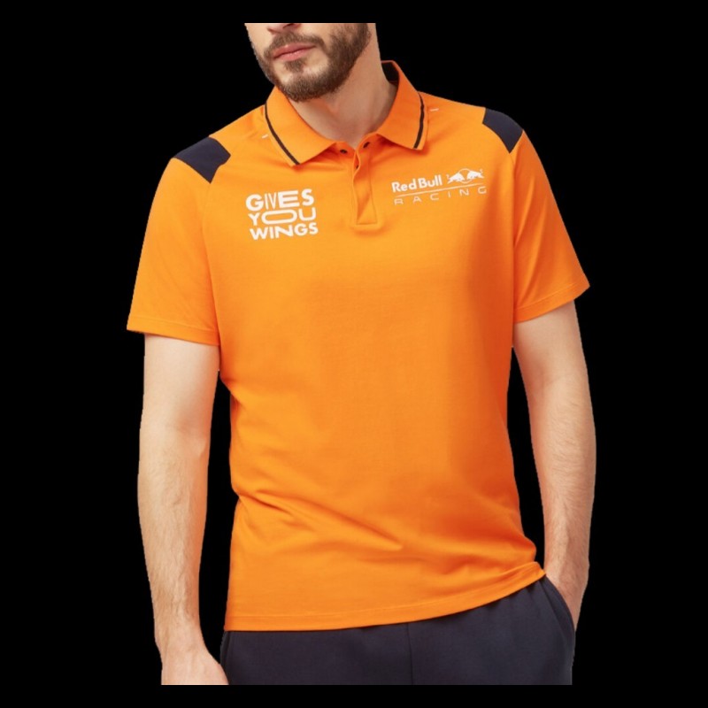 Max Verstappen Polo Red Bull Racing F1 Orange 701218526-001