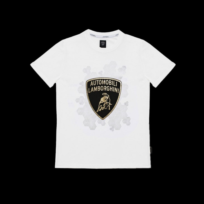 Lamborghini T-Shirt Trident White - Men LCSWZB7TC-200