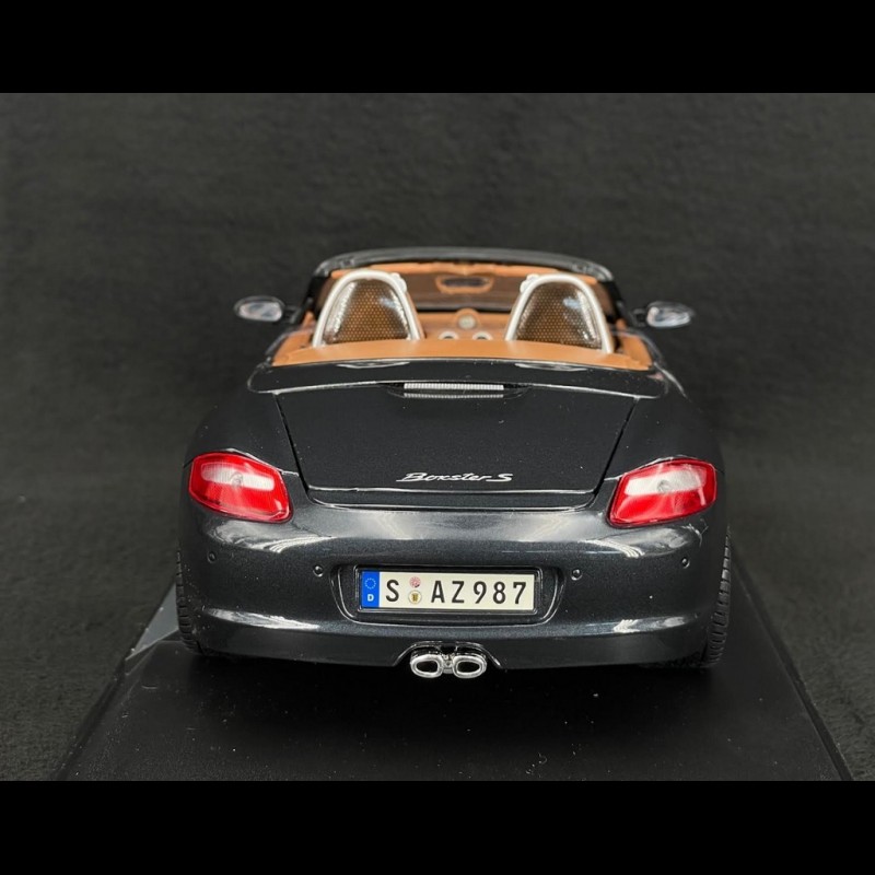Porsche Boxster S Type 987 2005 Atlas Grey 1/18 Maisto WAP02120115