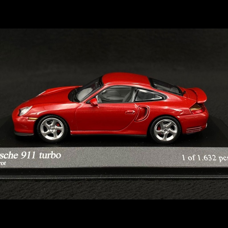 Porsche 911 type 996 Turbo 1999 Orient red 1/43 Minichamps 430069306