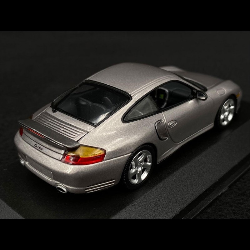 Porsche 911 Type 996 Turbo 2000 Meridian Grey Metallic 1/43 Minichamps ...