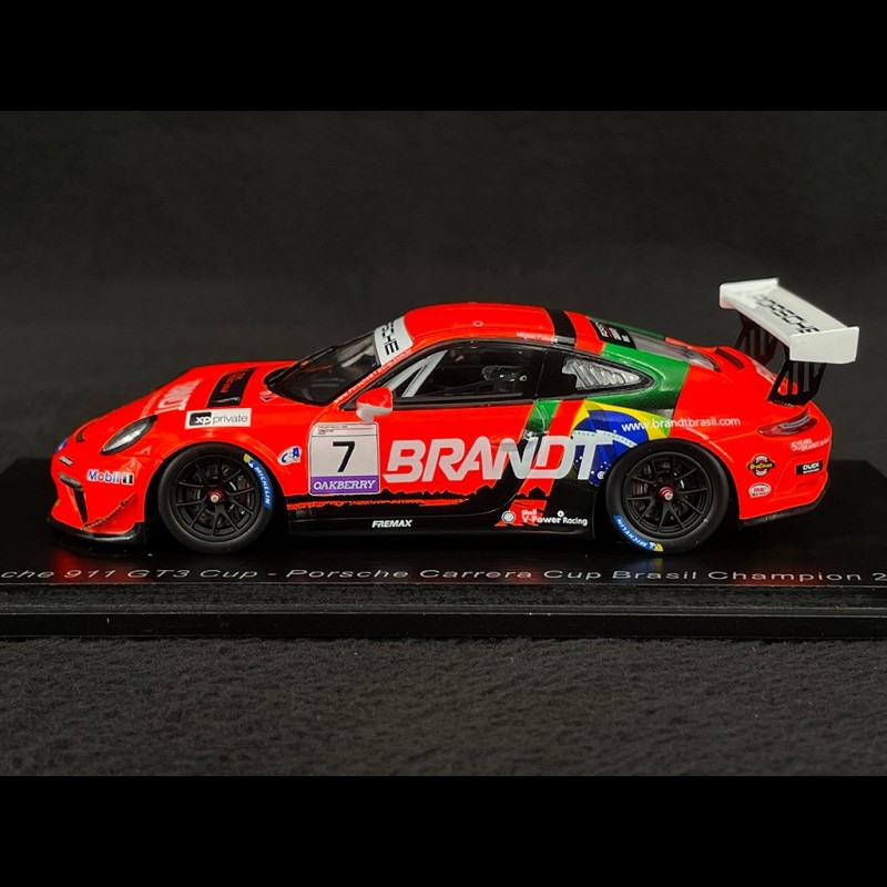 Porsche 911 GT3 Cup Type 991 n°7 Winner Carrera Cup Brazil 2020 1/43 ...
