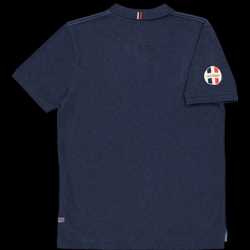 Polo Shirt Steve McQueen Le Mans Pocket Dark Blue SQ221POM01-120 - men
