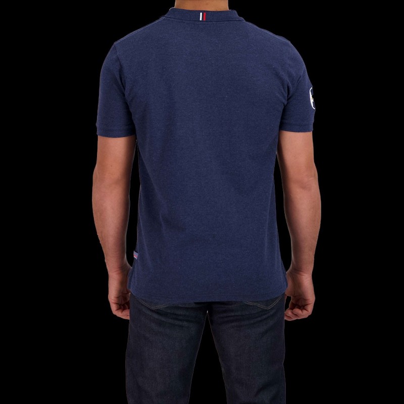 Polo Shirt Steve McQueen Le Mans Pocket Dark Blue SQ221POM01-120 - men