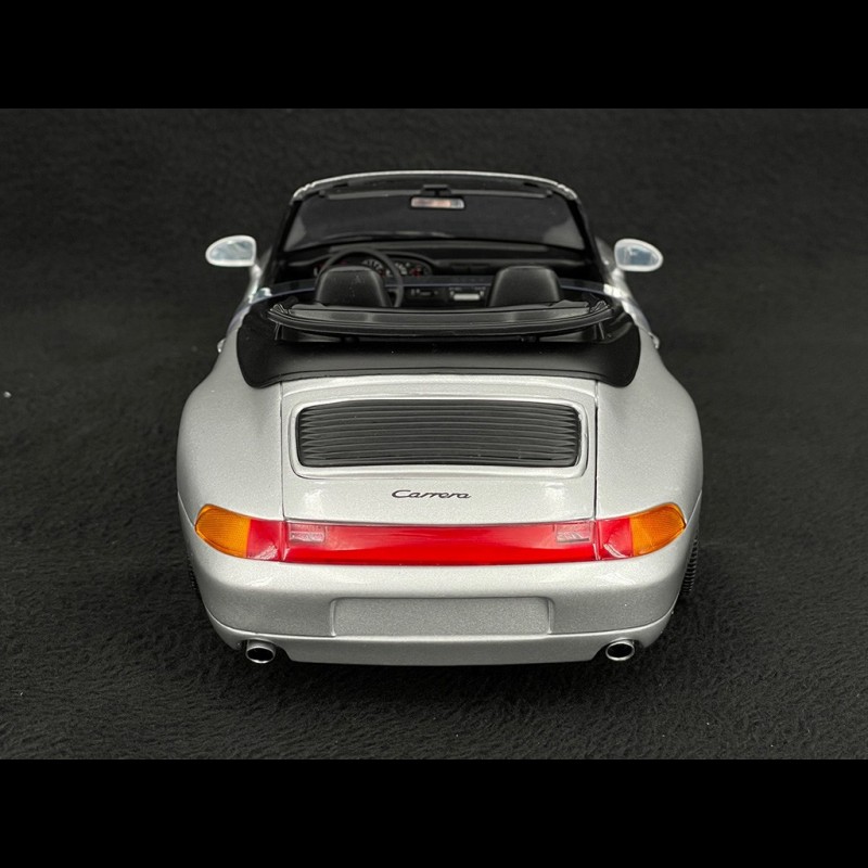 Porsche 911 Cabriolet Type 993 1997 Arctic Silver Metallic 1/18 UT ...
