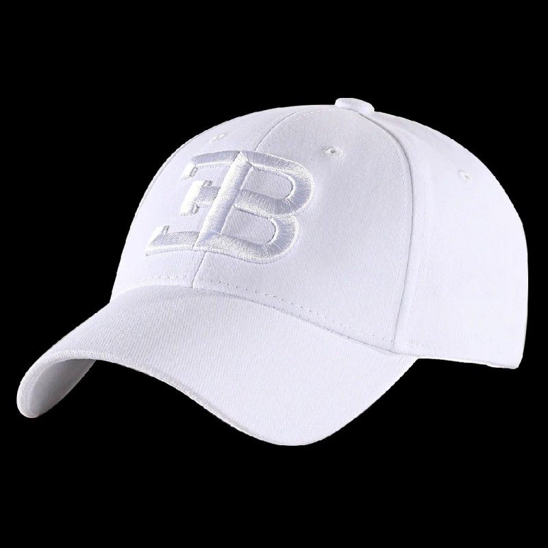 Bugatti Hat EB Ettore Bugatti logo White BGT027-200