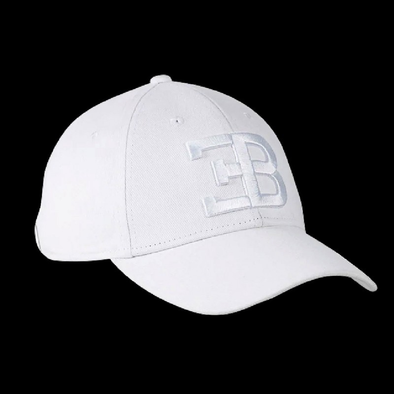 Bugatti Hat EB Ettore Bugatti logo White BGT027-200