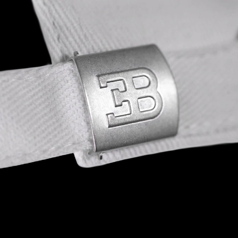 Bugatti Hat EB Ettore Bugatti logo White BGT027-200