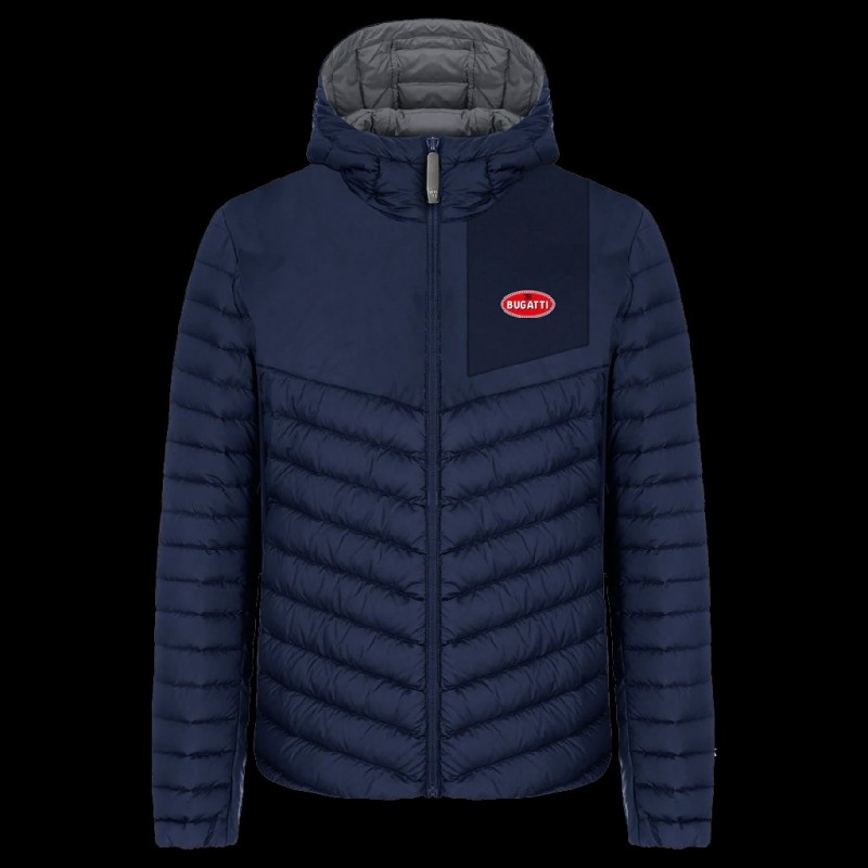 Bugatti Jacket Oval Logo Padded Reversible Gray / Navy blue BGT061-500 ...
