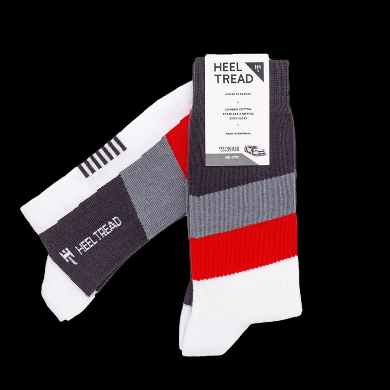 Inspiration Porsche 911 RSR Motorsport / Audi 90 GTO socks Black / Red ...