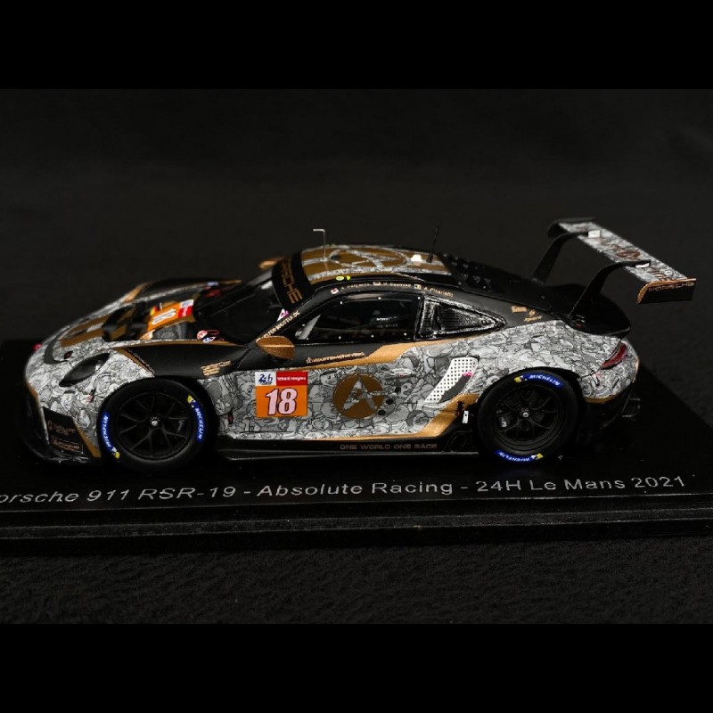 Porsche 911 RSR-19 Type 991 n° 18 24h Le Mans 2021 1/43 Spark S8265