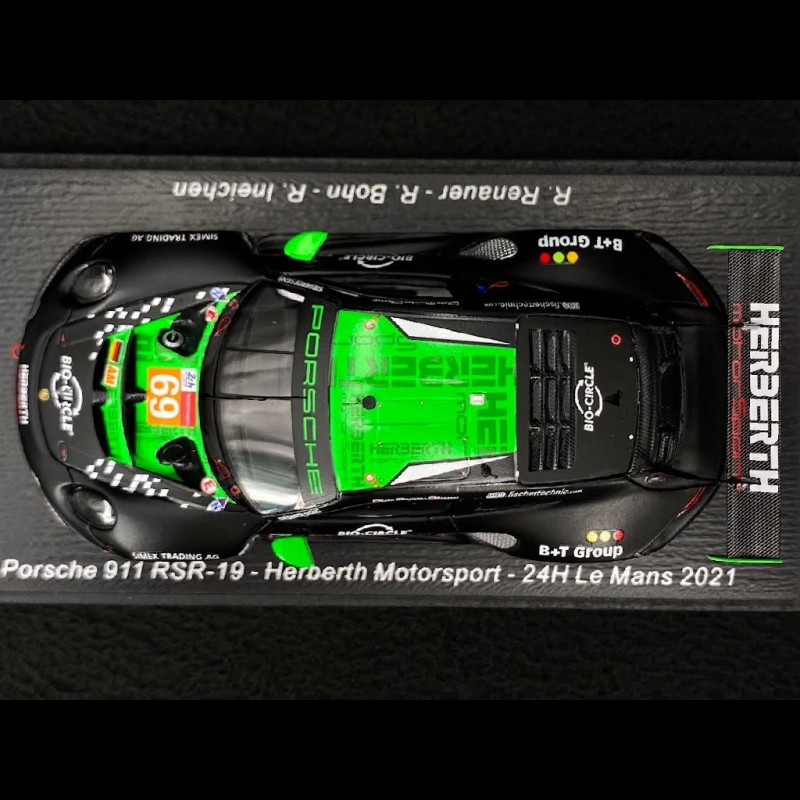 Porsche 911 RSR-19 Type 991 n° 69 24h Le Mans 2021 1/43 Spark S8269