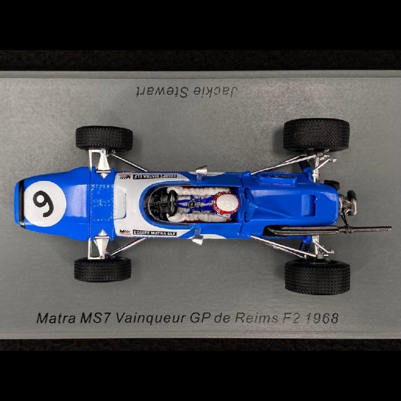 Matra MS7 n° 6 Vainqueur GP Reims F2 1968 1/43 Spark SF105