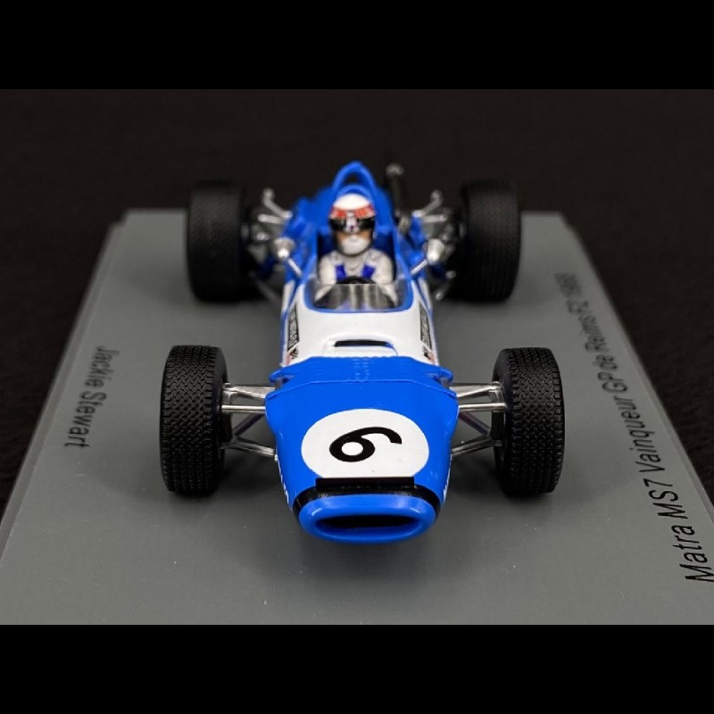 Matra MS7 n° 6 Vainqueur GP Reims F2 1968 1/43 Spark SF105