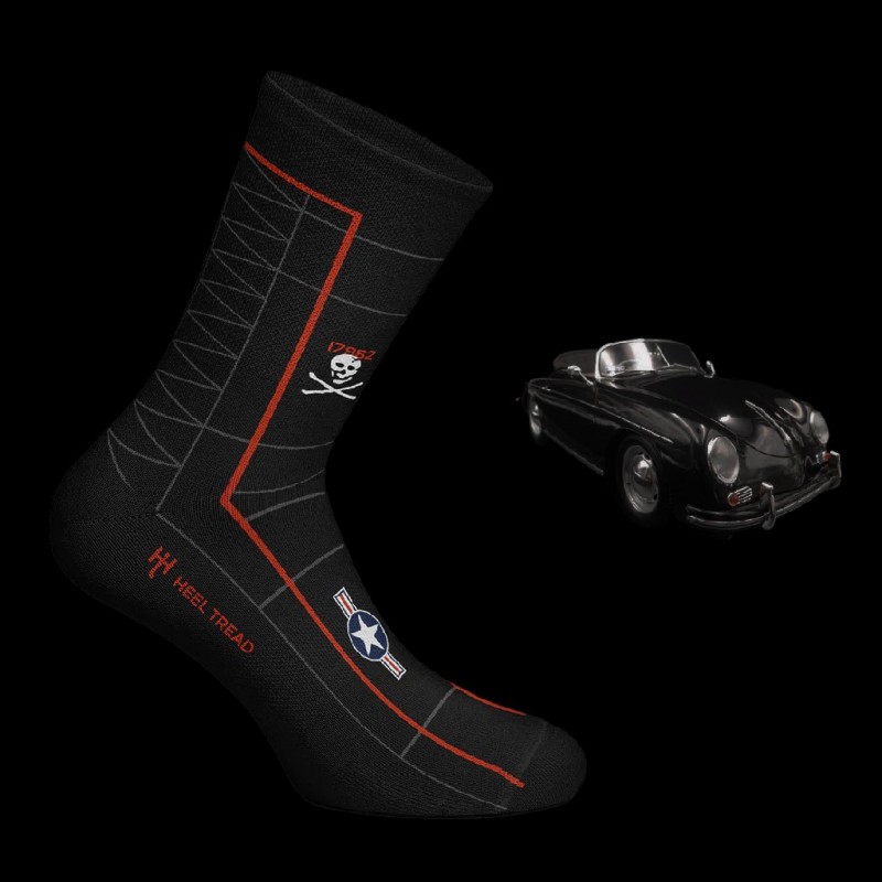 Porsche 356 Top Gun / SR-71 Blackbird Inspiration socks Black / Grey ...
