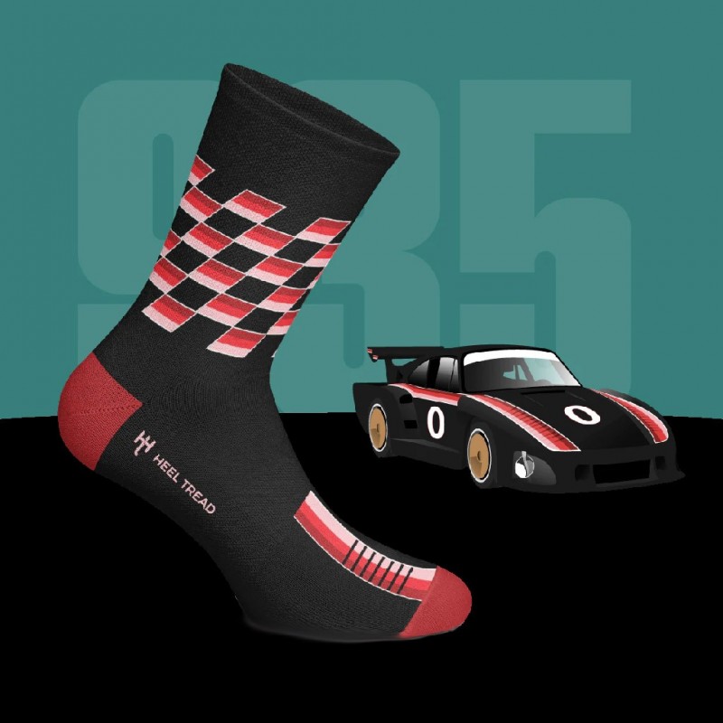 4 pairs Inspiration Porsche 935 Kremer Racing Legend Socks Silhouette ...