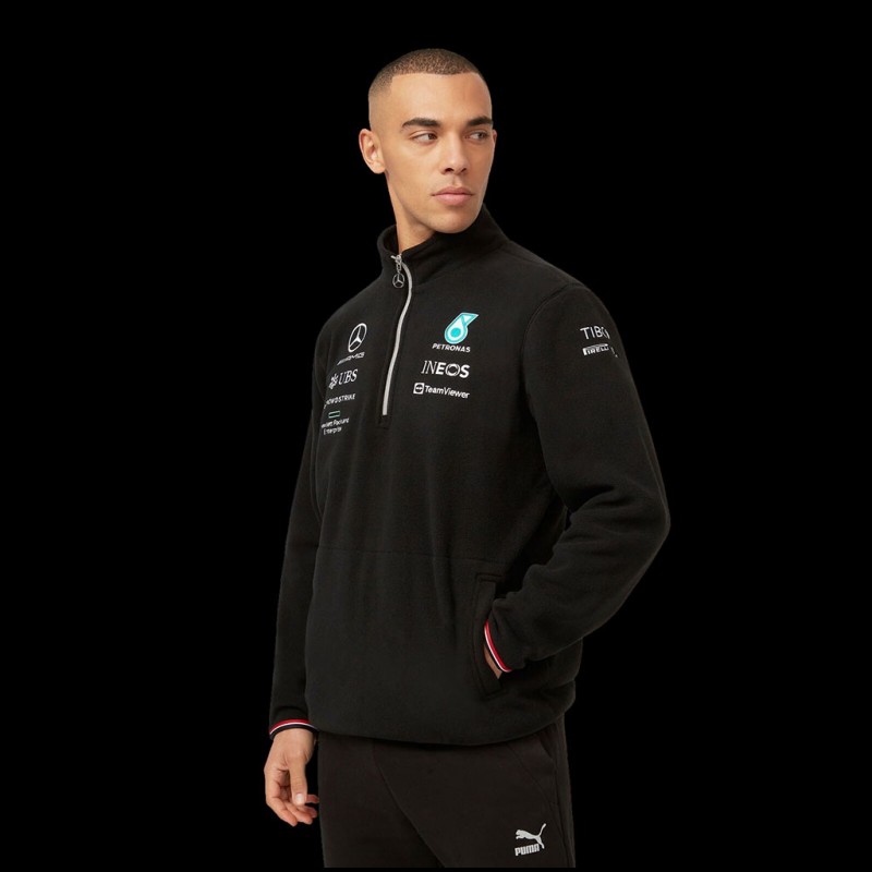 Pull Mercedes-AMG Petronas F1 Team Hamilton Russell polaire zippée ...