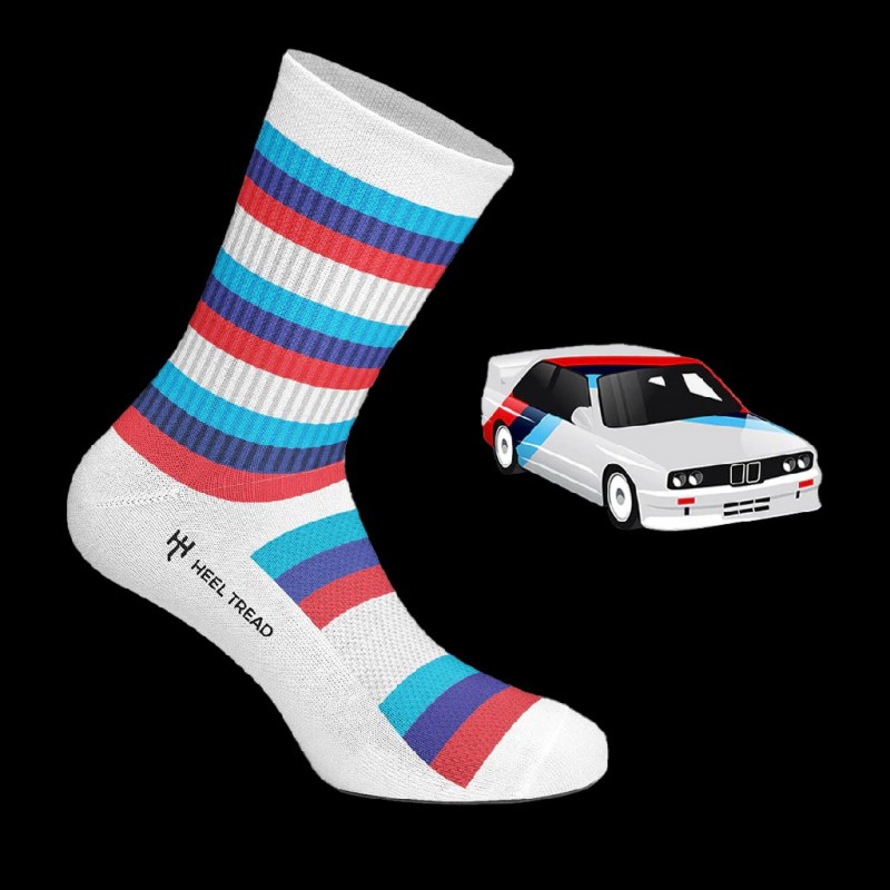 Inspiration BMW M Motorsport Sport socks red / blue / white - unisex ...