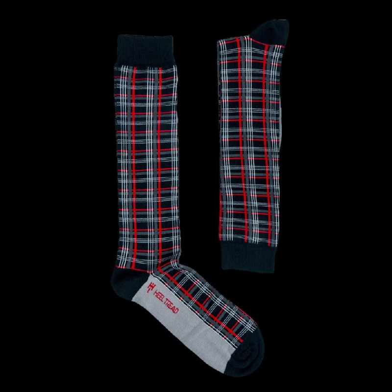 Inspiration VW Golf GTI Long socks / knee-highs black / red / grey ...