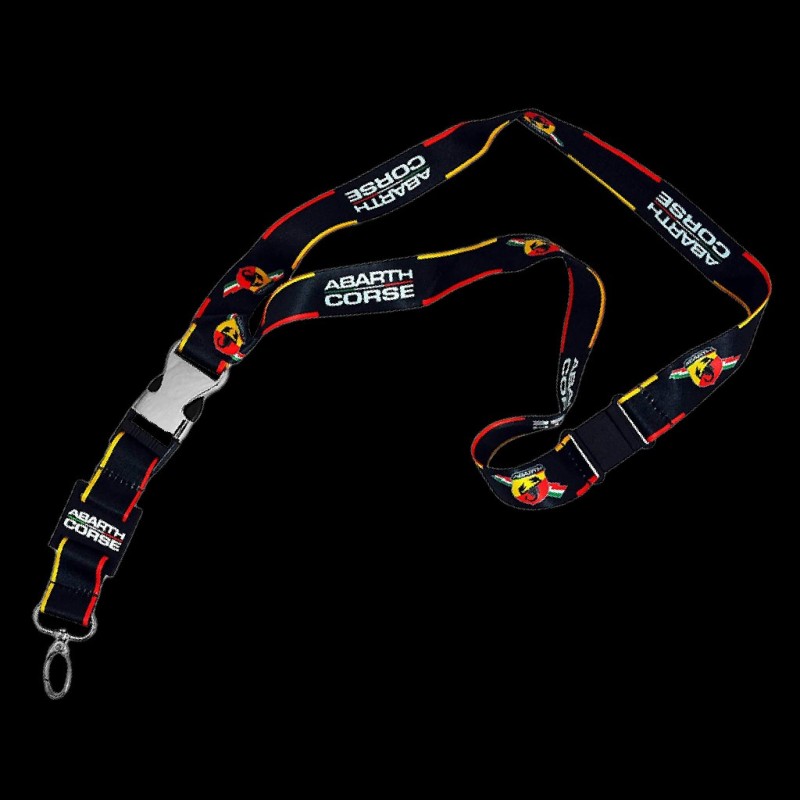 Abarth Keychain Corse Black / Red / Yellow ABLN14-100