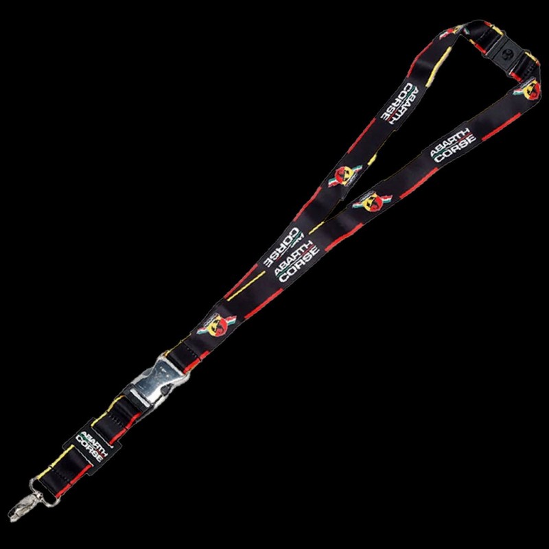 Abarth Keychain Corse Black / Red / Yellow ABLN14-100