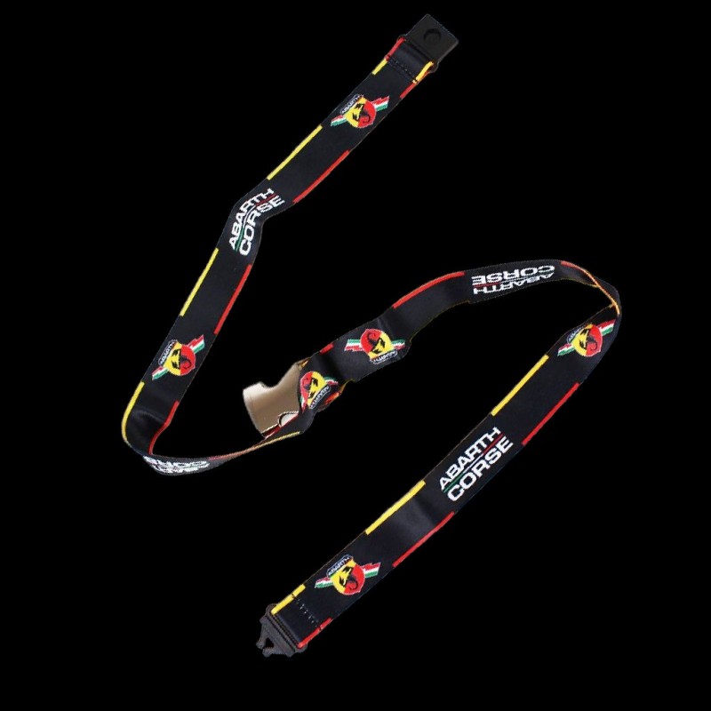 Abarth Keychain Corse Black / Red / Yellow ABLN14-100