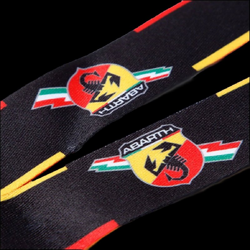 Abarth Keychain Corse Black / Red / Yellow ABLN14-100