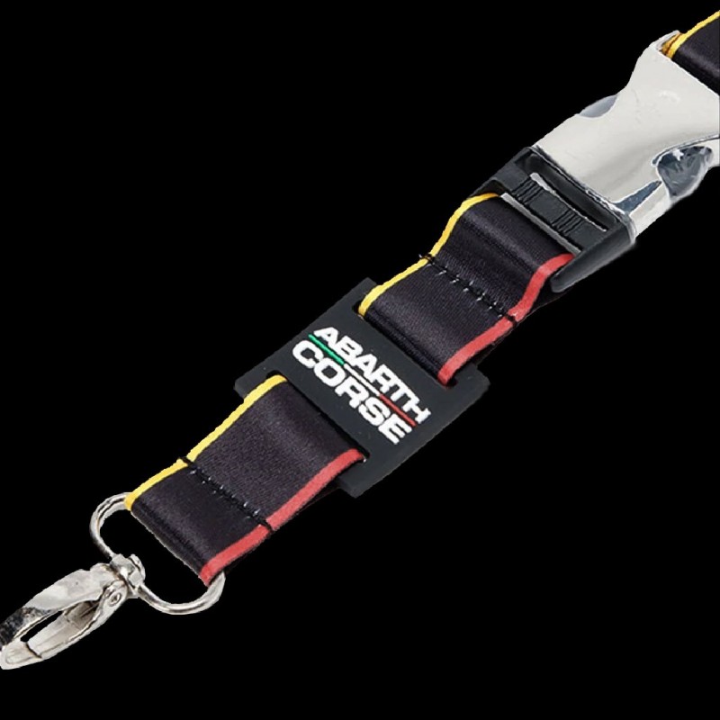 Abarth Keychain Corse Black / Red / Yellow ABLN14-100