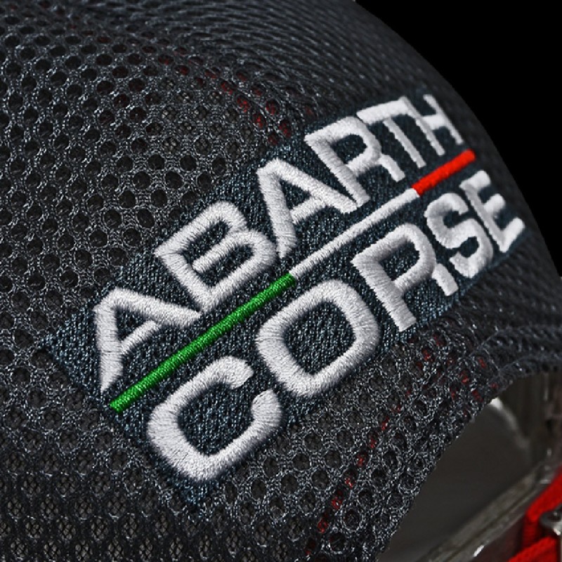Abarth Hat Corse Flat Visor Black / Red ABCAP11-150