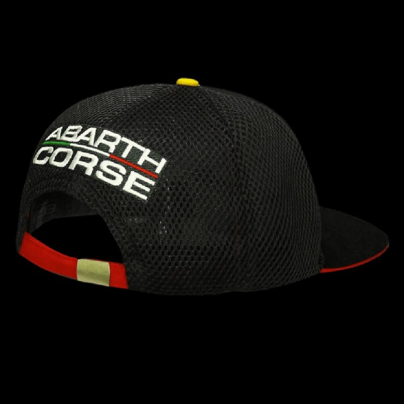 Abarth Hat Corse Flat Visor Black / Red ABCAP11-150