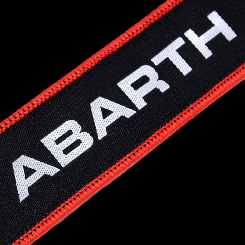 Abarth Keychain Double Logo Black / Red AB906-100