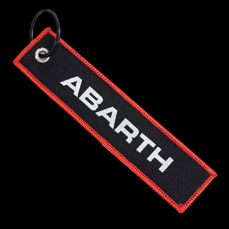 Abarth Keychain Double Logo Black / Red AB906-100
