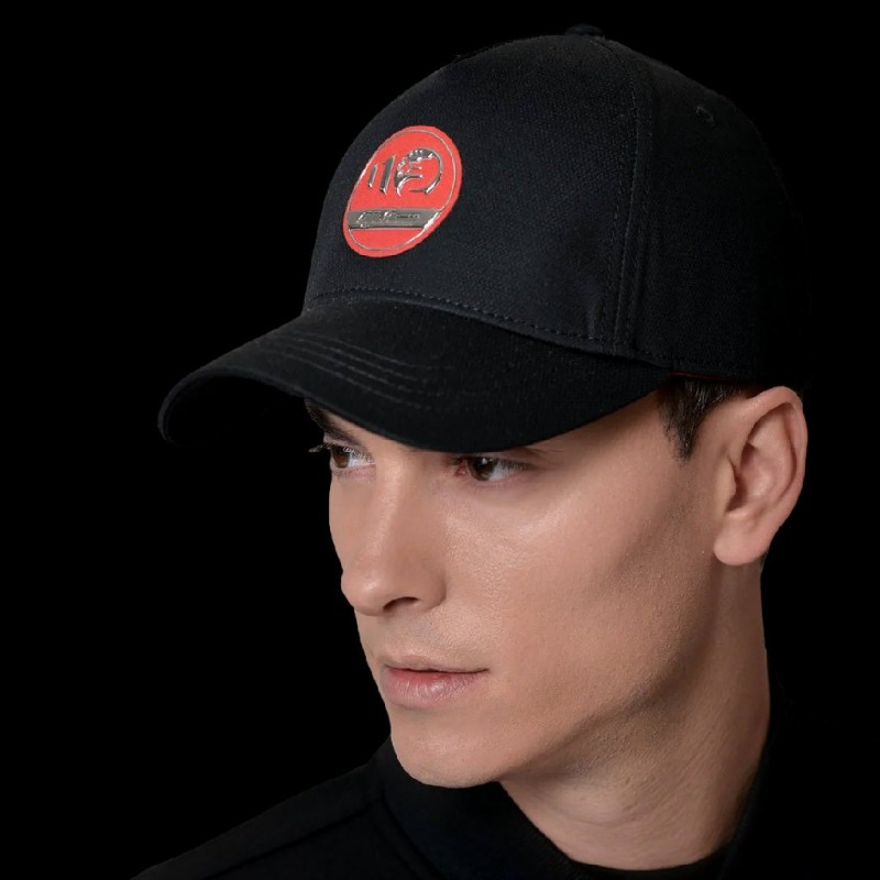 Alfa Romeo Hat 110 Years Meta logo Black AR602-100