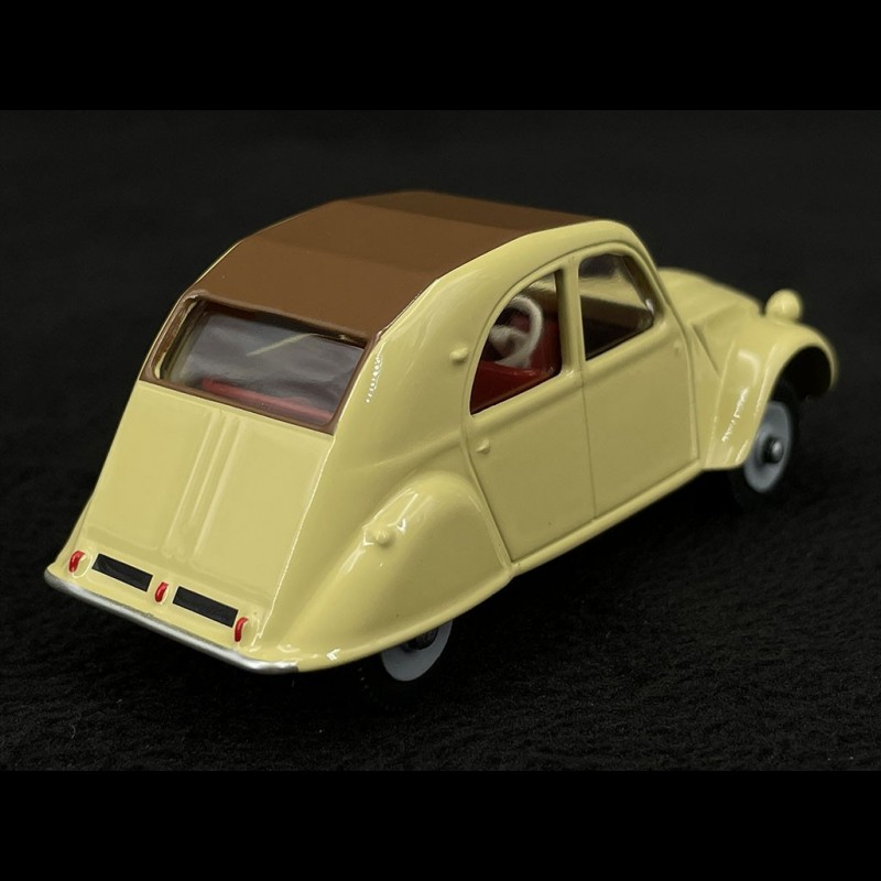 Citroën 2CV 1961 Beige Nevada 1/48 Norev Dinky Toys 558